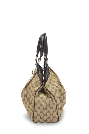 Gucci Original Gg Canvas Sukey Tote Bag - Brown