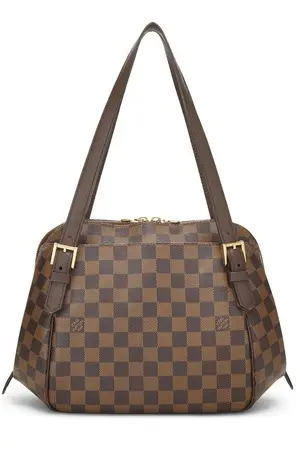 LOUIS VUITTON Damier Ebene Belem Mm Brown