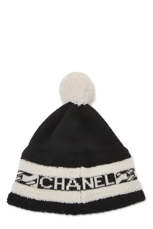 Chanel Cashmere Logo Beanie