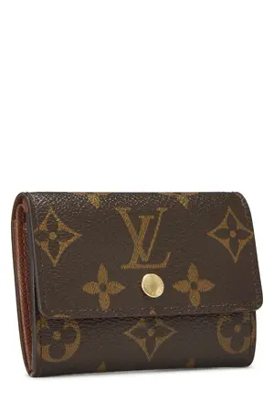 LOUIS VUITTON Monogram Canvas Porte Monnaie Plat