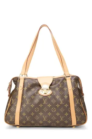 LOUIS VUITTON Monogram Stresa Shoulder Bag - Brown