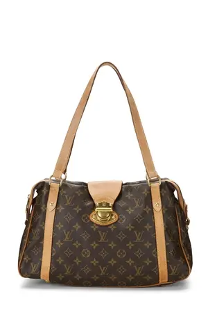 LOUIS VUITTON Monogram Stresa Shoulder Bag - Brown
