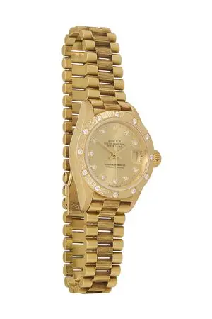 Rolex 18k Yellow & Diamond Datejust - Gold