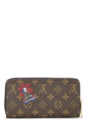 LOUIS VUITTON Monogram Canvas Kabuki Zippy Wallet
