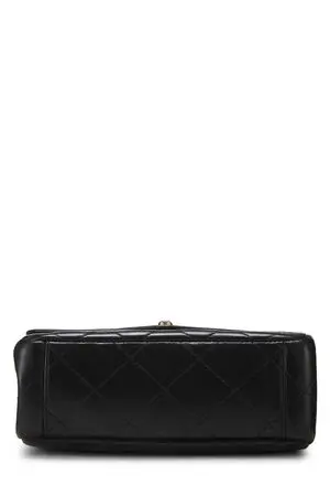 Chanel Quilted Lambskin Handbag With Turnlock