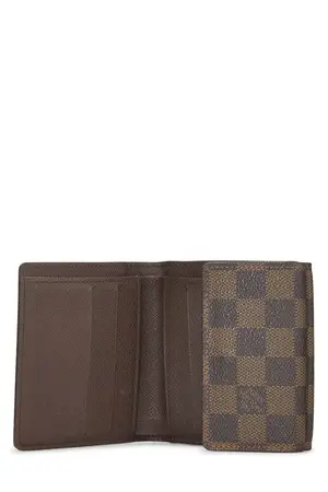 LOUIS VUITTON Damier Ebene Elise Wallet