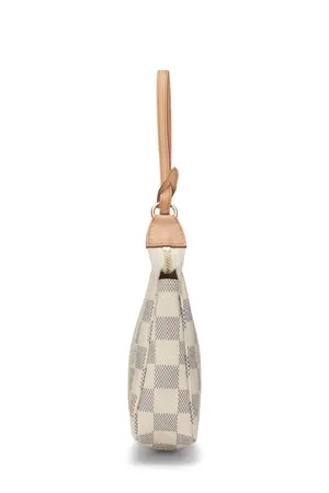 LOUIS VUITTON Damier Azur Pochette Accessoires - White