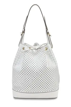 LOUIS VUITTON Noé Bucket Bag - White