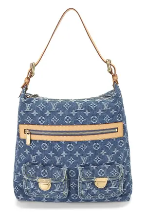 LOUIS VUITTON Monogram Denim Baggy