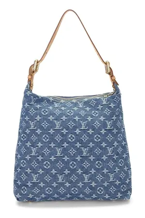LOUIS VUITTON Monogram Denim Baggy