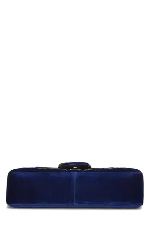 Gucci Velvet Gg Marmont Shoulder Bag
