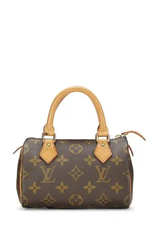 LOUIS VUITTON Monogram Speedy Mini - Brown
