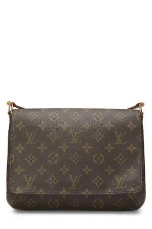 LOUIS VUITTON Monogram Canvas Musette Tango - Brown