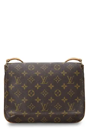LOUIS VUITTON Monogram Canvas Musette Tango - Brown