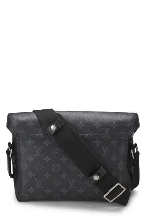 LOUIS VUITTON Monogram Eclipse Voyager Messenger