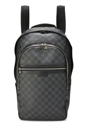 LOUIS VUITTON Damier Graphite Michael Backpack - Black