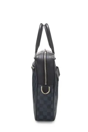 LOUIS VUITTON Damier Cobalt Porte Documents Business - Navy