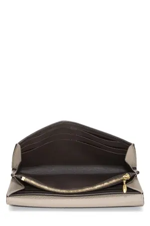 LOUIS VUITTON Taurillon Capucines Wallet - Beige
