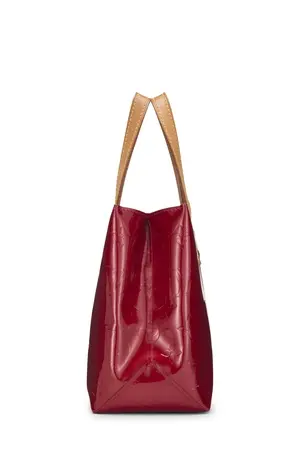 LOUIS VUITTON Monogram Vernis Reade Tote - Red