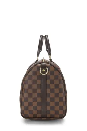 LOUIS VUITTON Damier Ebene Speedy Bandouliere 30 - Brown