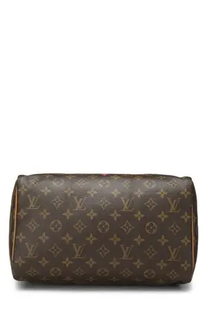 LOUIS VUITTON Monogram V Speedy 30 - Pink
