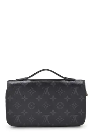 LOUIS VUITTON Monogram Eclipse Zippy Xl Wallet