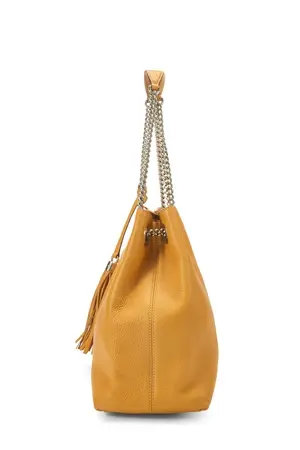 Gucci Leather Soho Chain Tote - Yellow