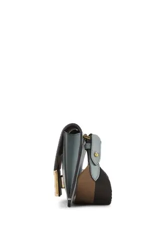 Fendi Leather Flat Baguette Bag - Green