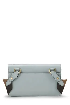 Fendi Leather Flat Baguette Bag - Green