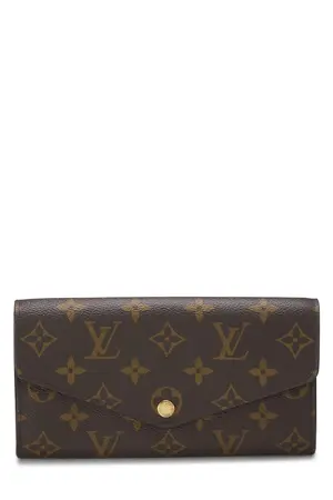 LOUIS VUITTON Monogram Canvas Sarah Wallet - Pink