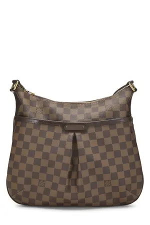 LOUIS VUITTON Damier Ebene Bloomsbury Messenger Bag - Brown