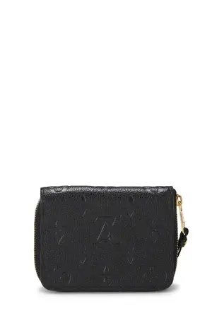 LOUIS VUITTON Monogram Empreinte Zippy Coin Purse - Black