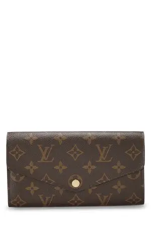 LOUIS VUITTON Damier Ebene Sarah NM Wallet White
