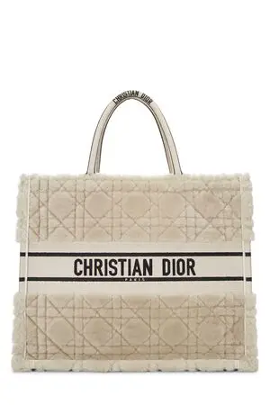 Dior Shearling Book Tote Large
