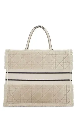 Dior Shearling Book Tote Large