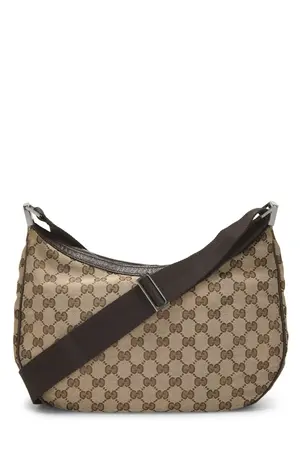 Gucci Original Gg Canvas Round Messenger Bag