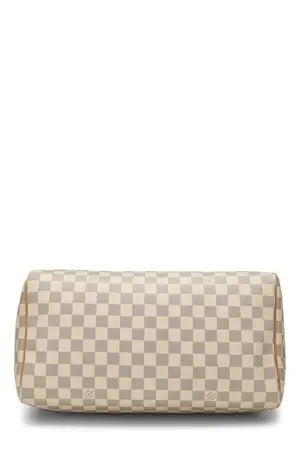 LOUIS VUITTON Damier Azur Speedy 35 - White