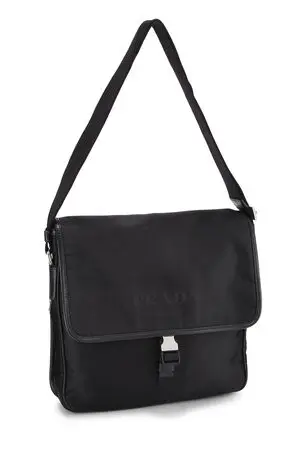 Prada Nylon Logo Messenger Bag