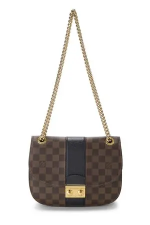LOUIS VUITTON Damier Ebene Wight - Black