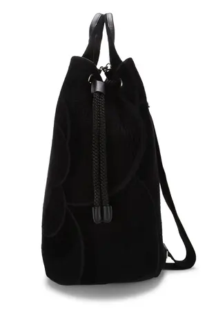 Chanel Terry Cloth Drawstring Backpack