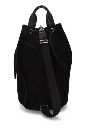 Chanel Terry Cloth Drawstring Backpack