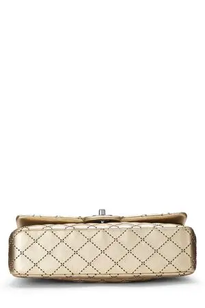 Chanel Metallic Quilted Lambskin Classic Double Flap Medium