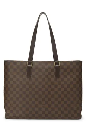 LOUIS VUITTON Damier Ebene Luco Tote - Brown