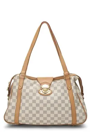 LOUIS VUITTON Damier Azur Stresa - White