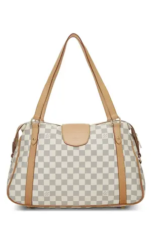 LOUIS VUITTON Damier Azur Stresa - White