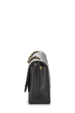 Chanel Quilted Caviar Diana Flap Bag - Black
