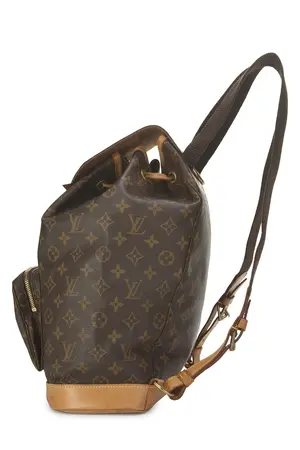 LOUIS VUITTON Monogram Montsouris Backpack - Brown
