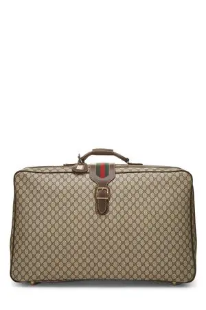 Gucci Large Original Gg Supreme Canvas Suitcase