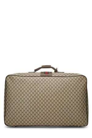 Gucci Large Original Gg Supreme Canvas Suitcase