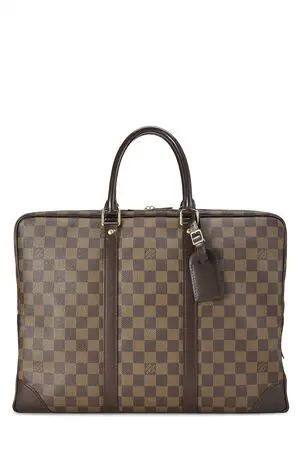 LOUIS VUITTON Damier Ebene Porte Documents-voyage